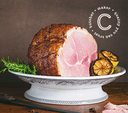 Glazed Festive Gammon - Cranstons