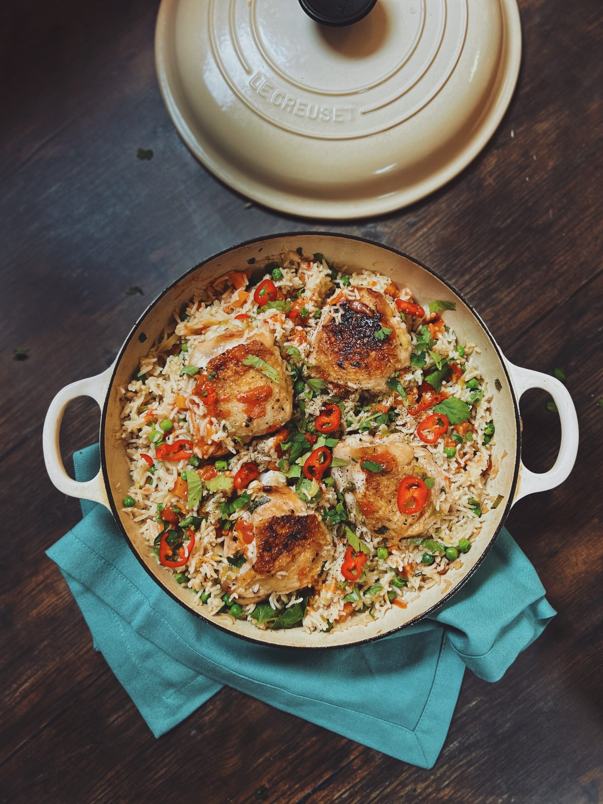 Crispy Chicken and Spring Onion Rice - Cranstons